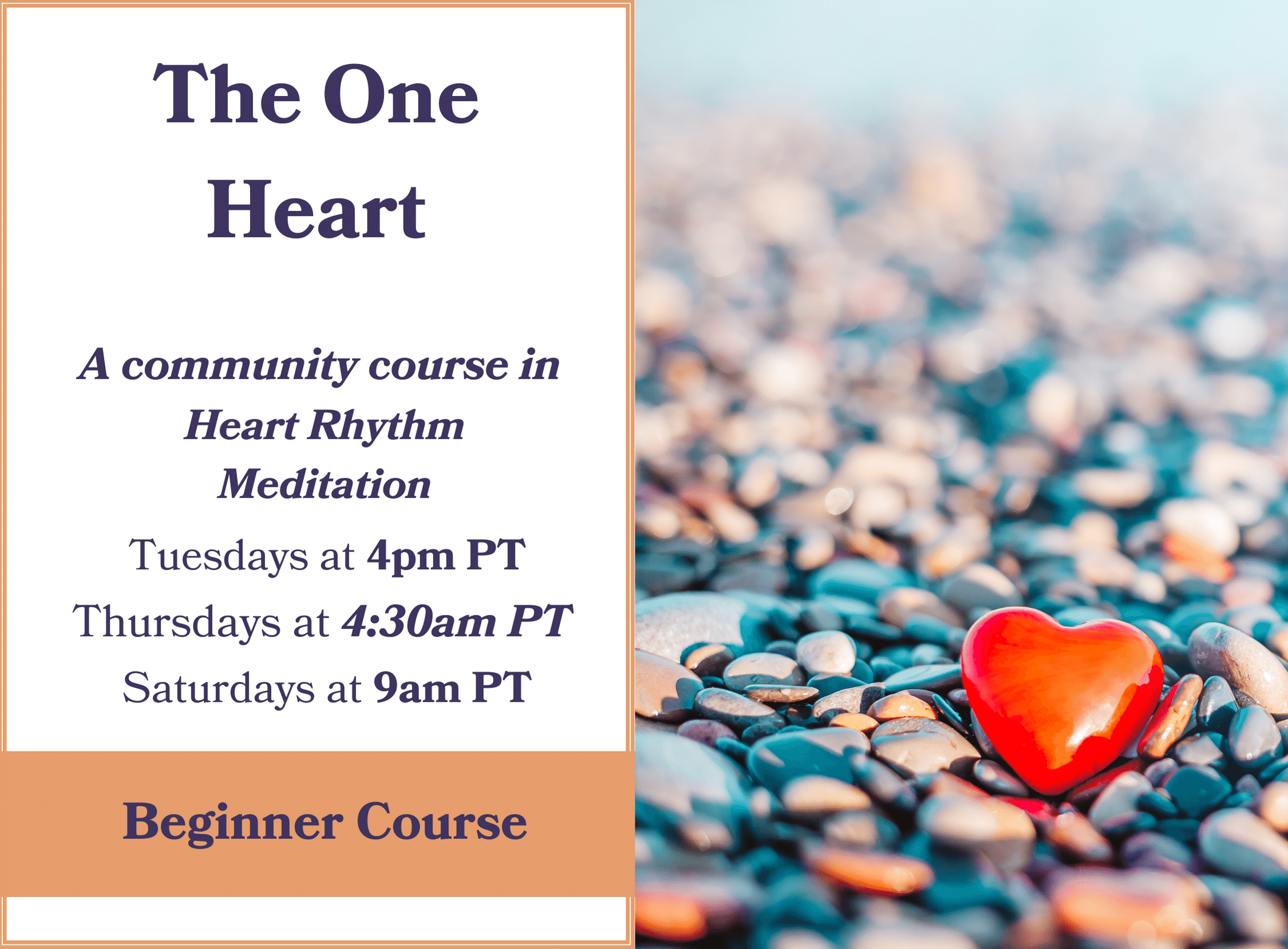 The One Heart: Heart Rhythm Meditation Beginner Course